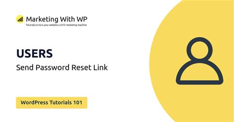 How To Send Wordpress Password Reset Link