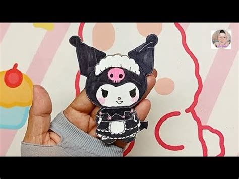 Boneka Kertas Kuromi Paperdoll Sunrio Kuromi By Santiartcrafts