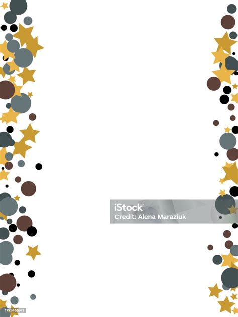 금색 파란색 갈색 검은색 색종이 조각 원과 별 우주의 빛 크리스마스 추상 패턴입니다 엽서 배너 웹에 대 한 아름 다운 그림입니다 이미지의 배경입니다 벡터 일러스트 레이 션