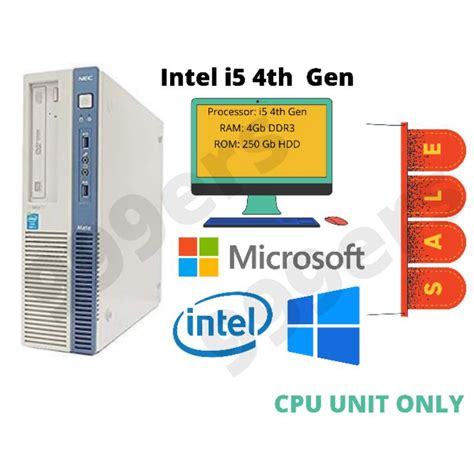 INTEL I TH GEN CPU UNIT ONLY SURPLUS Shopee Philippines