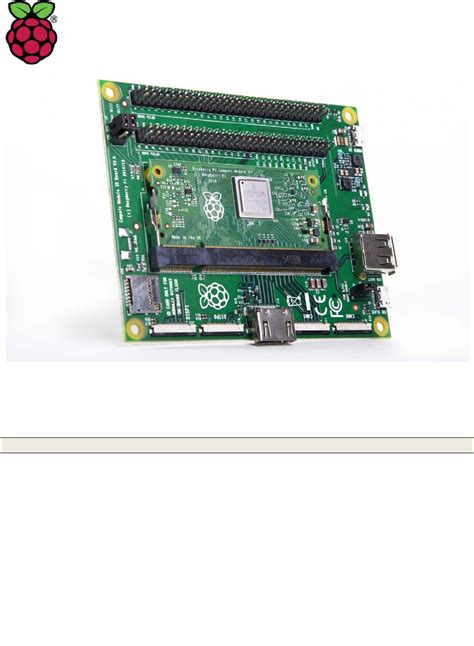 Compute Module Development Kit By Raspberry Pi Datasheet DigiKey