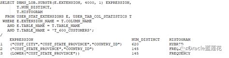oracle 扩展统计信息收集 extension statistics oracle收集扩展统计信息 csdn博客