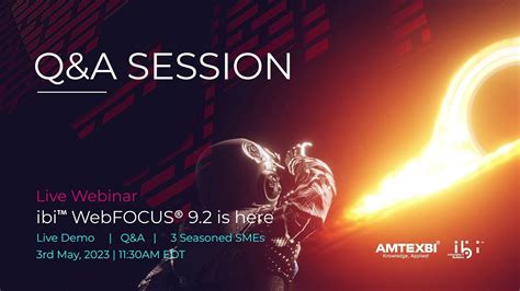 Ibi™ Webfocus® 92 Qanda Session Youtube