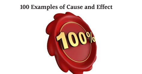 Examples Of Cause And Effect Vivid Examples
