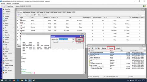 BACKUP EXPORT RESET urządzeń z systemem MikroTik