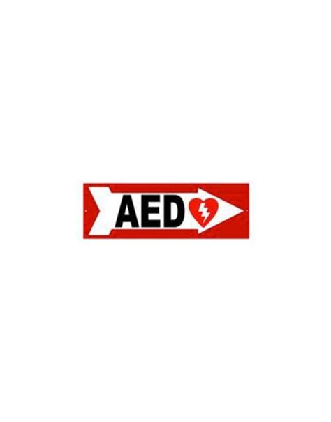 Defibtech Aed Sign Right Arrow Aed Signs And Decals Aedus