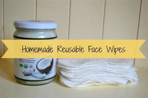 Homemade Reusable Face Wipes