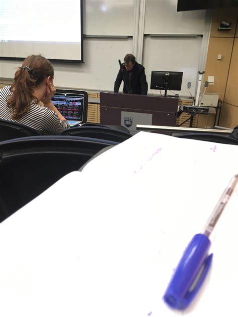 Girl In Front Of Me Has Been On Facebook For The Whole Lecture Now She