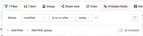 Recently Modified View Doesnt Update Feedback Baserow