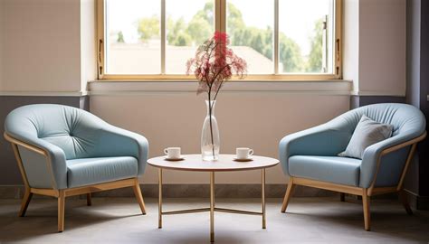 Ai Generated Modern Home Interior With Comfortable Chair And Table