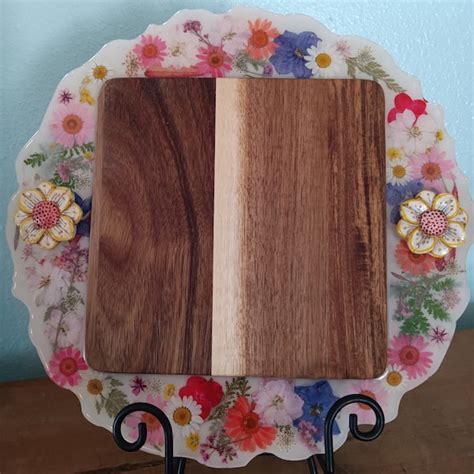 Cutting Board With Resin Etsy Cutting Board With Resin Etsy