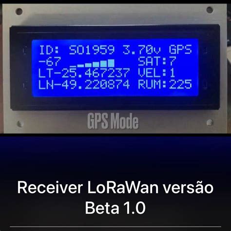 Receiver Lorawan Versão Beta L C Sourient Jr
