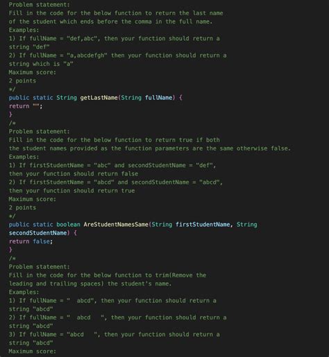 Solved Problem Statement Fill In The Code For The Below Chegg Com