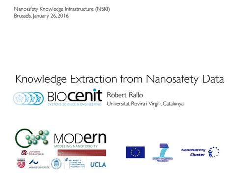 Knowledge Extraction From Nanosafety Data Ppt