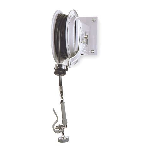 Tands B 7142 01 호스릴 오픈 스테인리스 스틸 3 8인치 Id X 50피트 호스 스프레이 밸브 한국