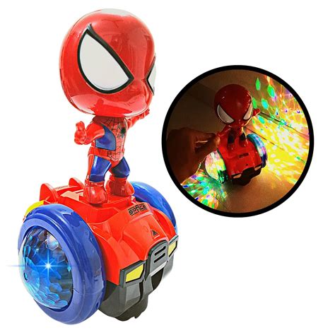 Kart In Box Spiderman Car 360° Degree Rotation Spiderman Super Car