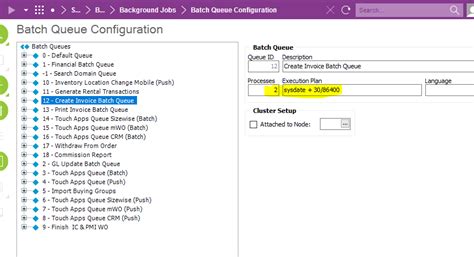 how does ifs batch queues work with oracle scheduler ifs community
