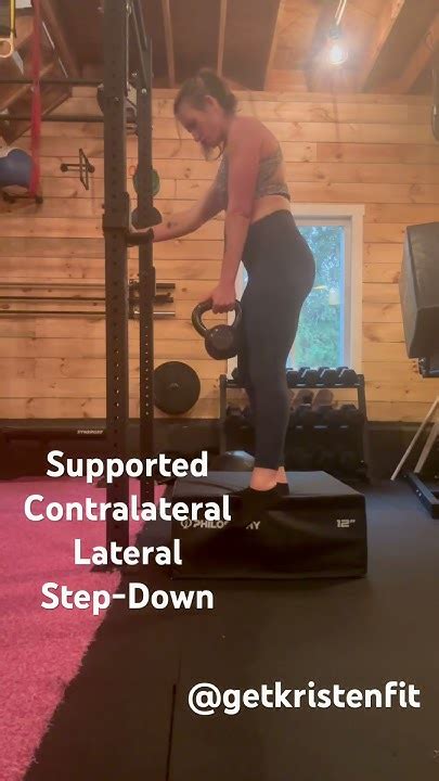 Supported Contralateral Lateral Step Down Youtube