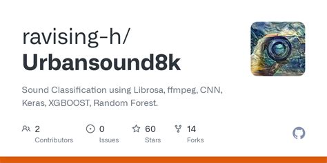Github Ravising Hurbansound8k Sound Classification Using Librosa Ffmpeg Cnn Keras