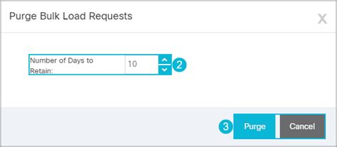 Purge Completed Bulk Requests