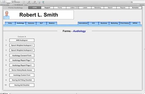 Audiology Forms Office Forms Hearform Features Hearform
