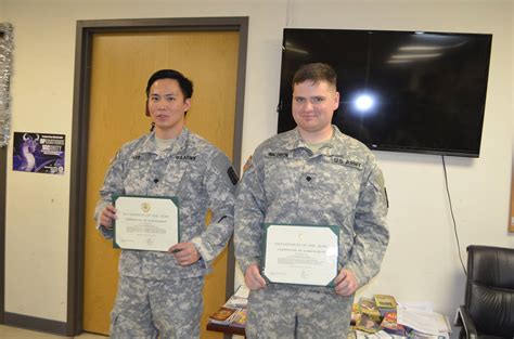 Congratulations Spc Park And Spc Alpha Company 3rd Mi Bn