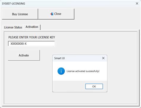 Procedure To Activate The License Worksheet And Add In Manuals