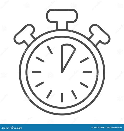 45 Seconds Timer Stopwatch Or Countdown Icon Time Measure Chronometr