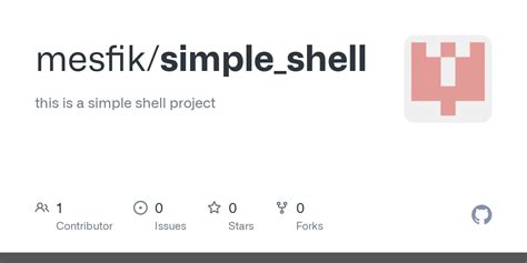 Github Mesfiksimpleshell This Is A Simple Shell Project