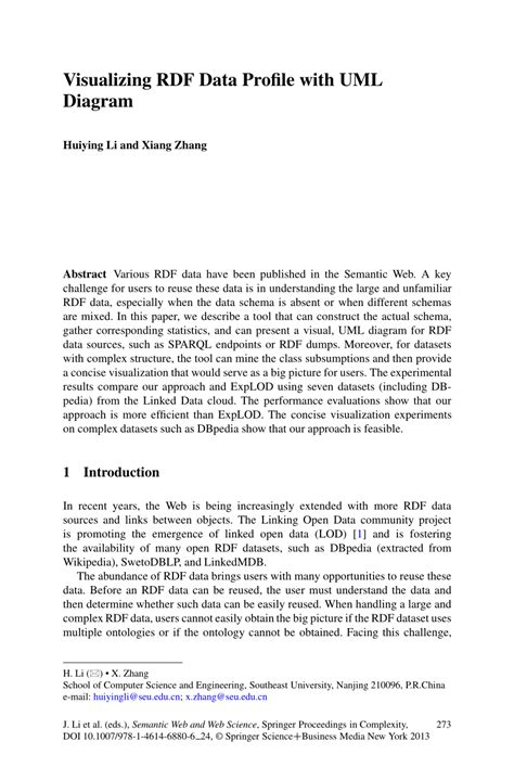 PDF Visualizing RDF Data Profile With UML Diagram