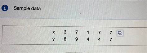 Solved The Accompanying Data Have A Correlation Coefficient