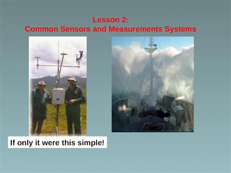 Pptx Lesson 2 Common Sensors And Measurements Systems Dokumentips