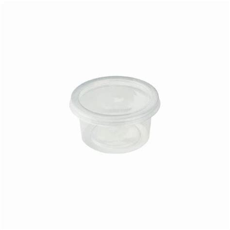 1000b Pp Round Container With Lid Ban Teck Han