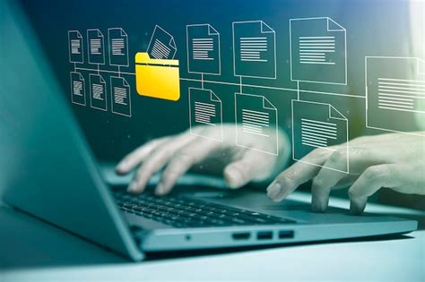 Premium Photo Document Management System Concept