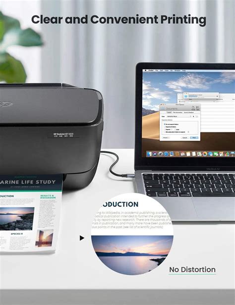 Ugreen Usb C To B Cable Usb C Printer Cable Type C Male To Usb B Male