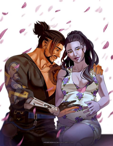 Overwatch Commission Hanzo X Widowmaker By Heisedebao On DeviantArt Favoritos