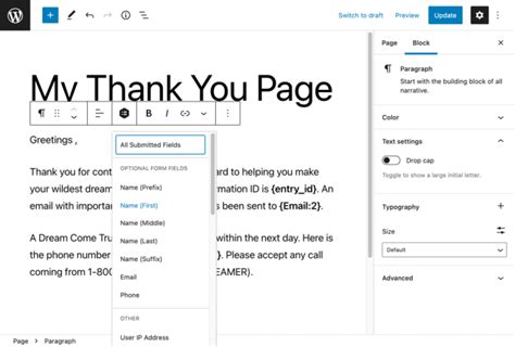 gravity forms post content merge tags gravity perks by gravity wiz