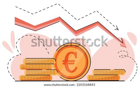 Bad Contraction Economy Market Crash Bankruptcy Stock Vector Royalty