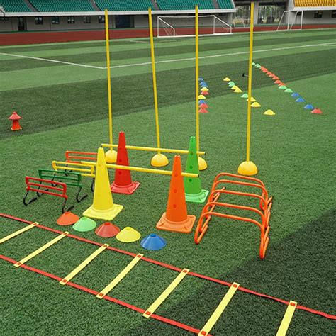Agility Ladder Training Ring Cone Cylinder Hurdles Barriers Frame