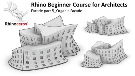 27 rhino beginner course for architects facade part 5 deconstructivism