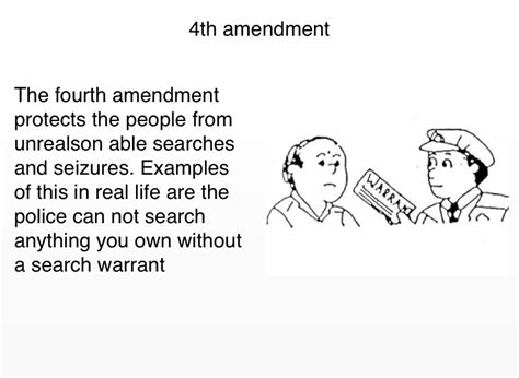 4th Amendment Examples