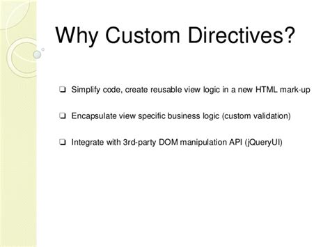 Happy Coding Angularjs Create Custom Directives
