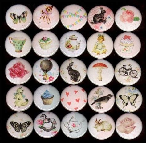 25 1 Inch 25mm Flat Back Or Pinback Buttons By Popalicioustoo Craft