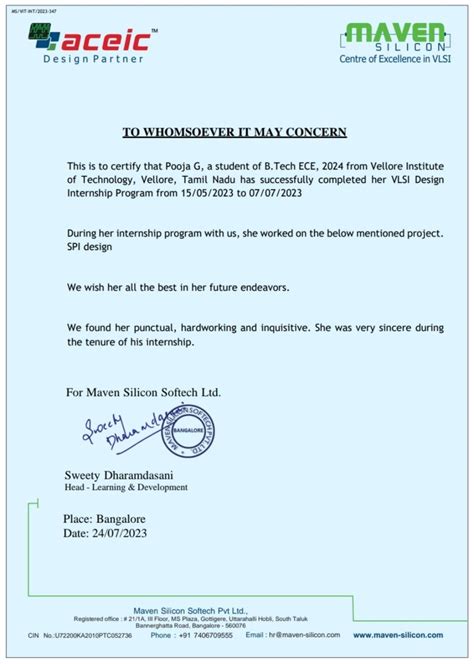 pooja g on linkedin vlsi 10 comments