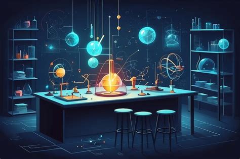 Premium Photo A Physics Lab With Babes Experimenting With Principles Of Quantum Mechanics