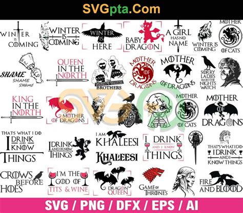 Game Of Thrones Bundle Svg Game Of Thrones Svg Game Of Throne Svg Game Of Throne Png Game