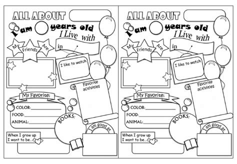 All About Me Cover Pdf