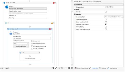 Getting Error On Office365 Get Mail Activity Activities Uipath