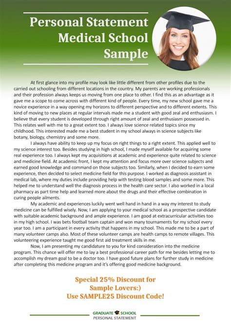 Personal Statement Examples Medical At Agnes Smith Blog