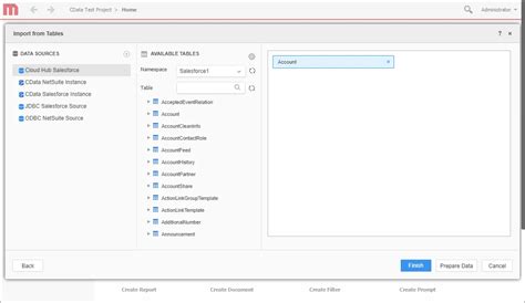 Cdata Connect Cloud 経由でmicrostrategy からbullhorn Crm のデータにリアルタイム連携